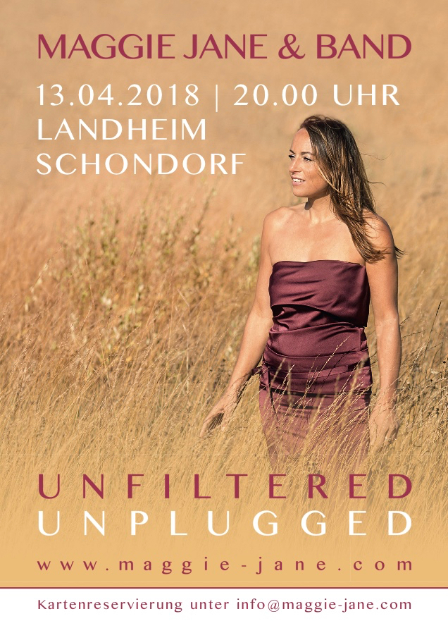 Maggie Jane & Band im Landheim Schondorf - Sängerin Maggie Jane und Band
